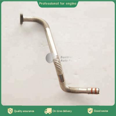 China Original diesel engine turbo turbocharger oil return pipe 3934085 for 4bt 6bt nt855 qsm11 k19 k38 for sale