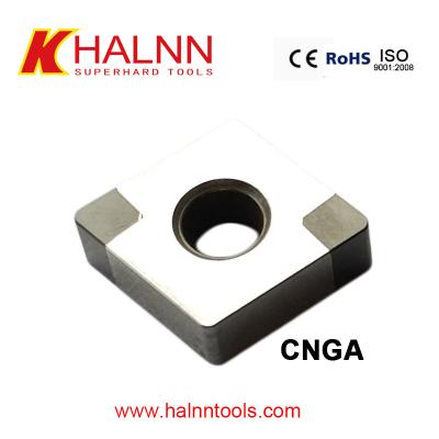 China Halnn BN-H20 CBN insert for semi-interruped turning hardened steelpart Gear end surface without cutting fluid for sale