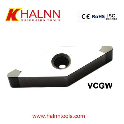 China PCBN Cutting Tools or CNC Turning insert for Finish turning the inner and outer rings for sale