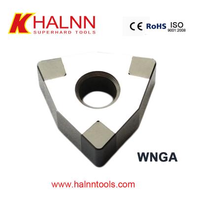 China Hard turning Gear Steel used Tipped PCBN Cutting Tool Inserts BN-H20 WNGA080408 for sale