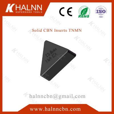 China BN-K1 solid cbn inserts rough machining rolls not chipping, more wear resistant for sale