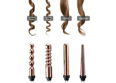 China PTC Heating Interchangeable Wand Curling Iron for sale