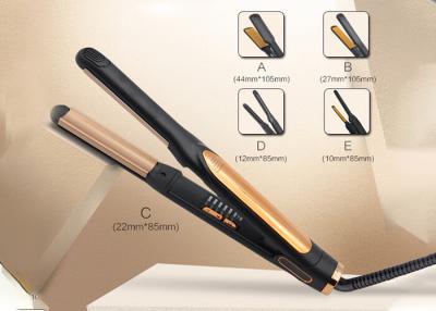China Straightener 2 do cabelo do tamanho do curso da placa da turmalina de AC240V em 1 mini ferro liso cerâmico à venda