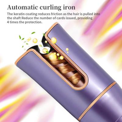 Cina Arricciacapelli automatico cordless antiscottatura PTC USB Bigodino per capelli con spegnimento automatico in vendita