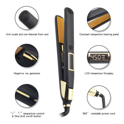 Cina Il certificato 30s del FCC riscalda Ion Flat Iron Hair Straightener negativo a 0,6 pollici per gli uomini in vendita