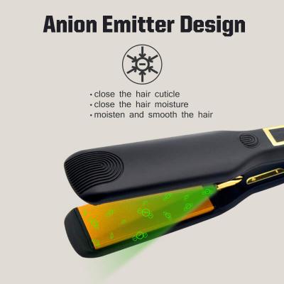 Cina Il certificato 30s del FCC riscalda Ion Flat Iron Hair Straightener negativo a 0,6 pollici per gli uomini in vendita