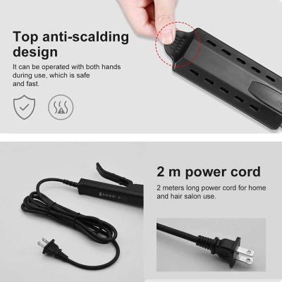 Cina Riscaldamento del ptc ferro piano dei capelli di titanio da 450 gradi con l'esposizione di LED in vendita