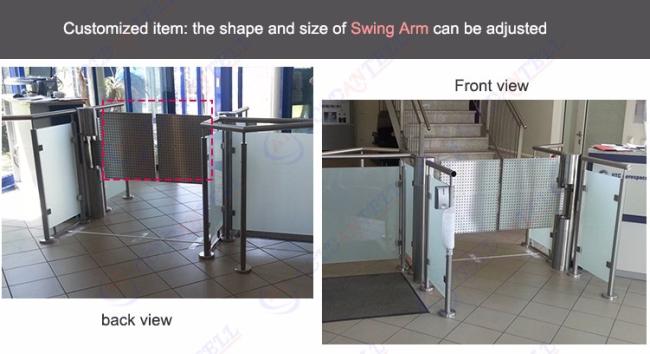 Public Buildings Lobby Premium Quality Tube Type disabled access turnstiles price