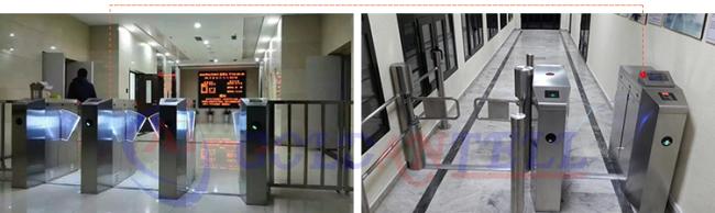 Worthy of trust rfid card reader security turnstile gate