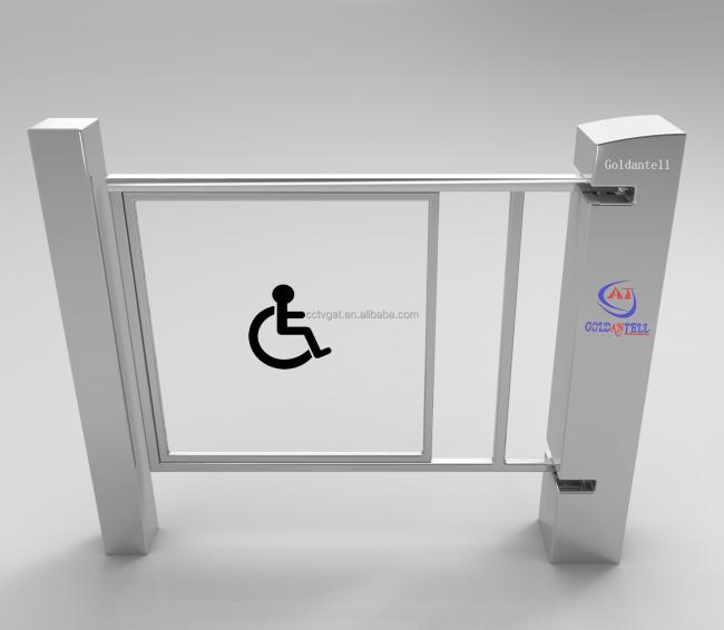 90CM wide access control turnstile front view