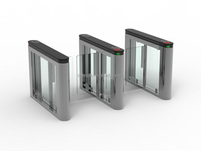 Fast speed swing barrier gate front view