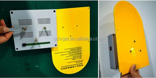 Instrument mounting on back plate