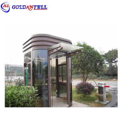 China Temporary Entrance Exit Security Parking Booth Stainless Steel Material for sale