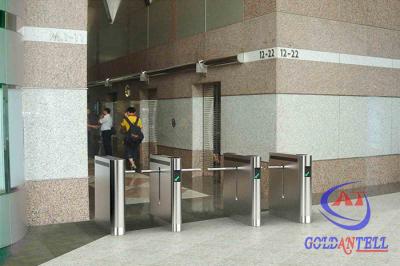 Cina Cancello girevole del braccio RFID di goccia di acciaio inossidabile dell'entrata dell'ufficio con la larghezza del passaggio di 600mm in vendita