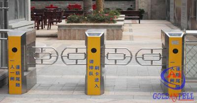 China Thermostat System Swing Turnstile Gate Fingerprint Access Control Bridge for sale