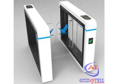 China Slim Security Turnstile Gate 304 Stainless Steel For Gym Government Subway for sale