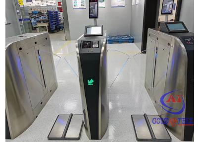 China Gezichtsracognition-OEM ODM Veiligheidsturnstile Poortklep met ESD Tegensysteem Te koop