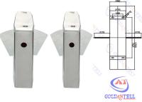 China Bus station RFID Turnstile Flap Barrier Gate with counter system QR code / Bar code reader for sale