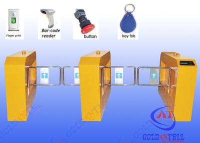 Κίνα 50HZ πύλες ασφάλειας περιστροφικών πυλών ελέγχου προσπέλασης με την υπέρυθρη διεπαφή ακτίνων RS485 προς πώληση