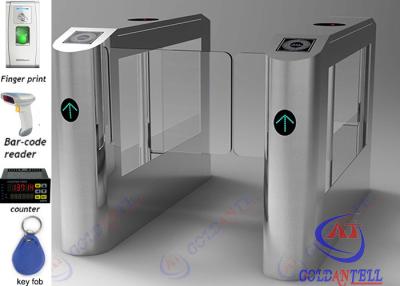 China Sistema automático à altura da cintura direcional do controle de acesso da porta de balanço do Bi for sale