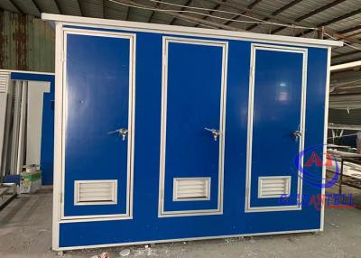 China 1.1 X 3.0 X 2.3 Meter Three Person Toilet Shower Room Movable Outdoor Ticket Booth for sale