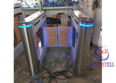 China SS304 Anti Tailing Face Recognition Full Height Turnstile Access Control Gate for sale