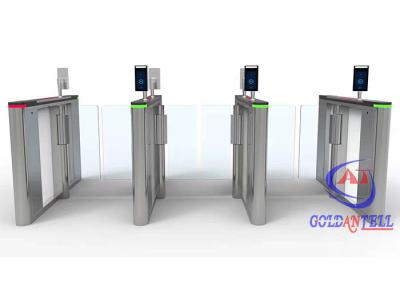 China Crowd Control Passport Scanning Turnstile Swing Checkpoint Automatic For Immigration Hall for sale
