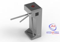 China RFID Card Reader Security Tripod Turnstile Gate Semi Automatic Access Control for sale