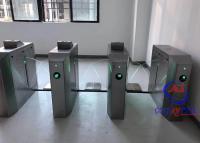 China CE Approved Rfid Gate Reader Flap Barrier Gate Access Control System Security Turnstiles Gate for sale