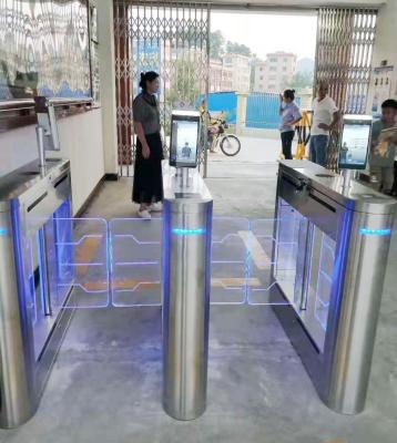 China Customizable Face Recognition Swing Turnstile for Pedestrian Access Control for sale