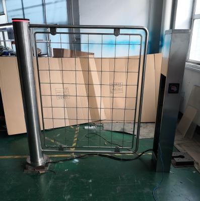 China Intelligent Swing Barrier Gate with Face and Temperature Recognition for Supermarket for sale
