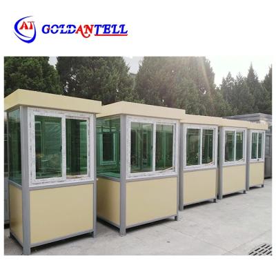 China Aardbevingsgraad 8.3 integrale eenpersoonsruimte roestvrij staal ticketkiosk stand for sale