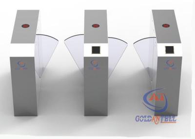 China El CE aprobó el torniquete de cristal transparente 110V/220V retractables de la aleta del control de acceso en venta