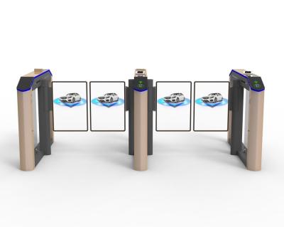 China High Security Pedestrian Facial Recognition Wing Gate Turnstile Manufacturer for sale