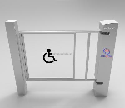 バイオメトリックアクセス制御付き 90cm 幅のスイングターンスタイルゲート