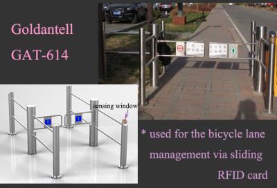 China 90cm Wide Swing Turnstile Gate with Biometric Access Control for sale
