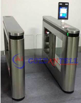 China CE Approved Fast Swing Barrier Gate with RFID QR Code Reader for sale