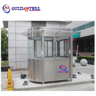 Custom Security Cabin in acciaio inossidabile cabina di guardia esterna prefabbricata