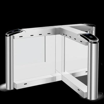 China Sistema dual del control de acceso de Digitaces de la barrera del oscilación del torniquete de la puerta de velocidad de los motores del pasillo estrecho en venta