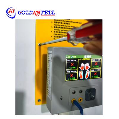China 300mA ESD Pulseira Cinturão Calçado Tester com 4,3 polegadas tela LCD para fábrica de laboratório à venda