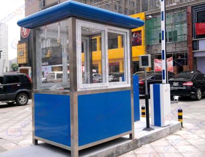 China Steel Security Guard Booth 120x150x240cm Customizable Size for sale