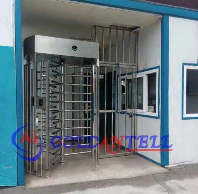 중국 전신형 턴스타일 600mm 통로 폭, 솔레노이드 잠금 판매용