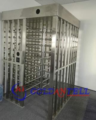 중국 전신형 턴스타일 600mm 통로 폭, 솔레노이드 잠금 판매용