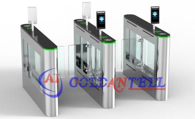 China Swing Barrier Gate with Face Recognition RFID 20K Database DC12V 5W for sale