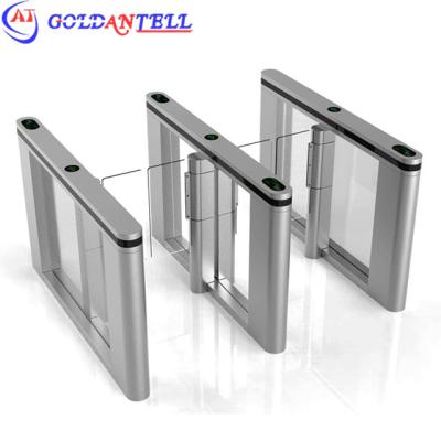 China Stainless Steel Automatic Door Bidirectional Remote Control Security Turnstile Access Price Entrance Gate Pedestrian for sale