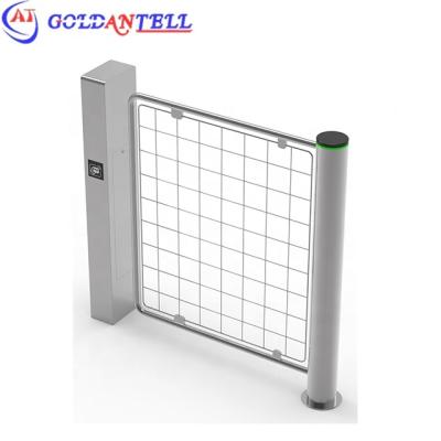 China Vertical Security Automatic Disables Turnstiles Controller RFID Card Open Cargo Stainless Steel Customized Door for sale