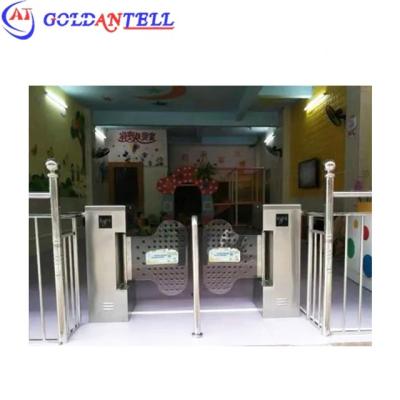 China Speed Barrier Gate Movement Manufacture Store Swing Barrier Support 600mm Width Door Flap Access Control Turnstile for sale