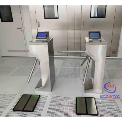 China Affordable Compact ESD Testing Tripod Gate, CE Approved Space-Saving Integrated Turnstile with Precise Tester for SMT & Clean Room for sale