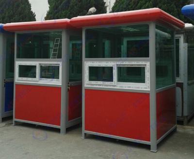 China 320KG to 550KG Gross Weight Stainless Steel Guard Shack 1500x2400mm Customized Size Durable Security Cabin for Long Term for sale