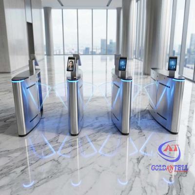 China AI Vision Deep Learning Face Recognition Flap Barrier Gate Intelligent Building Automation Access Control System CE for sale